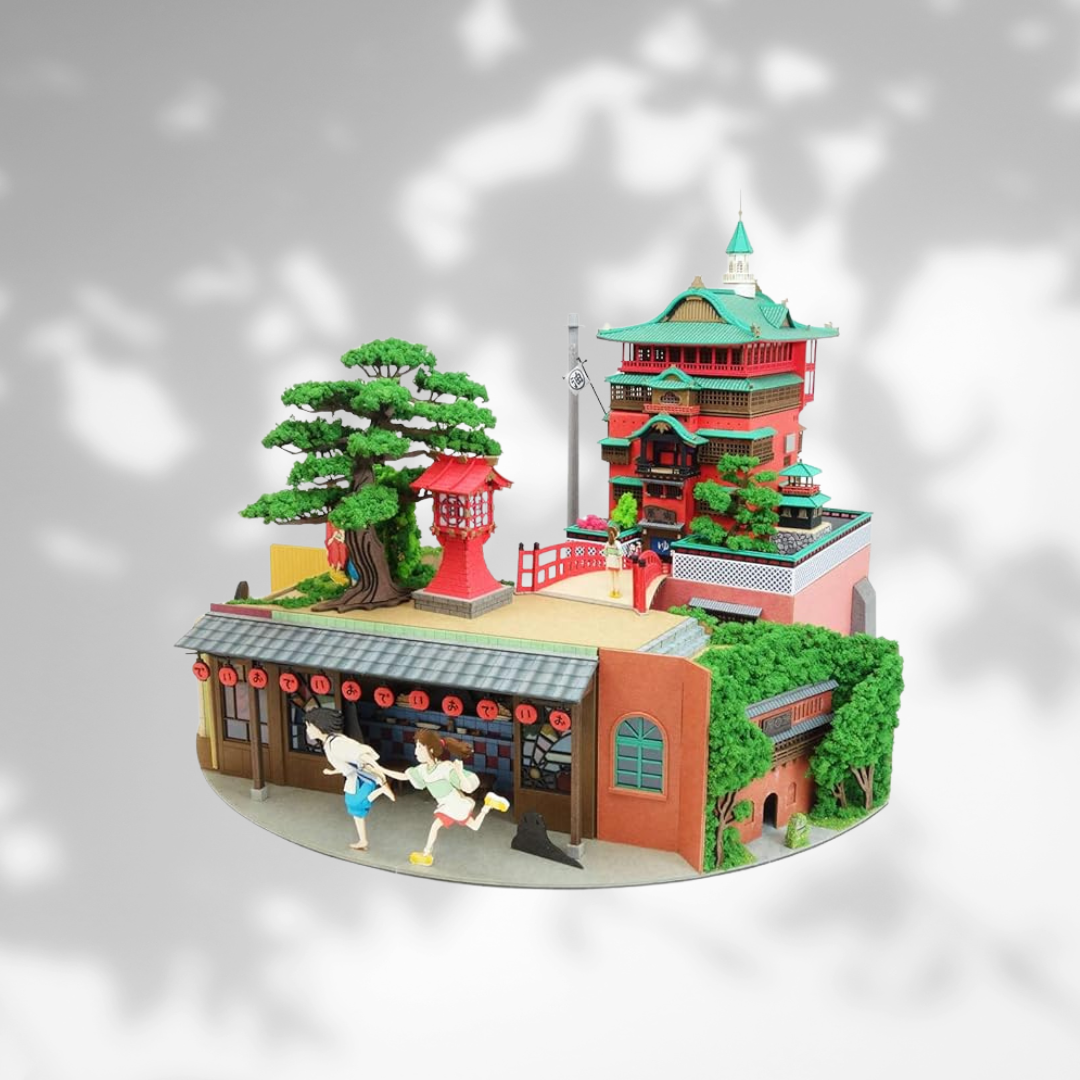Spirited Away Diorama Paper Craft Assembly Paper Kit Chihiro Haku ...