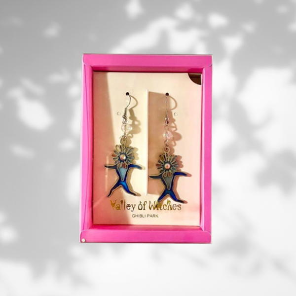 Howl's Moving Castle Star Child Earrings Ghibli Park Valley of Witches ...