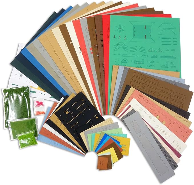 Spirited Away Diorama Paper Craft Assembly Paper Kit Chihiro Haku ...